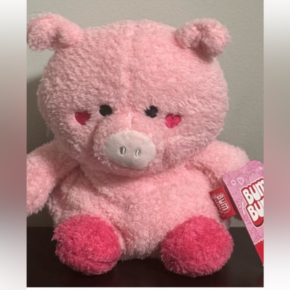 Russ | Toys | Pepper Pink Flying Pig W Heart Cheeks Sweet Bumz Bum Bumz ...